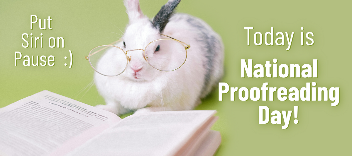 March 8th is National Proofreading Day
