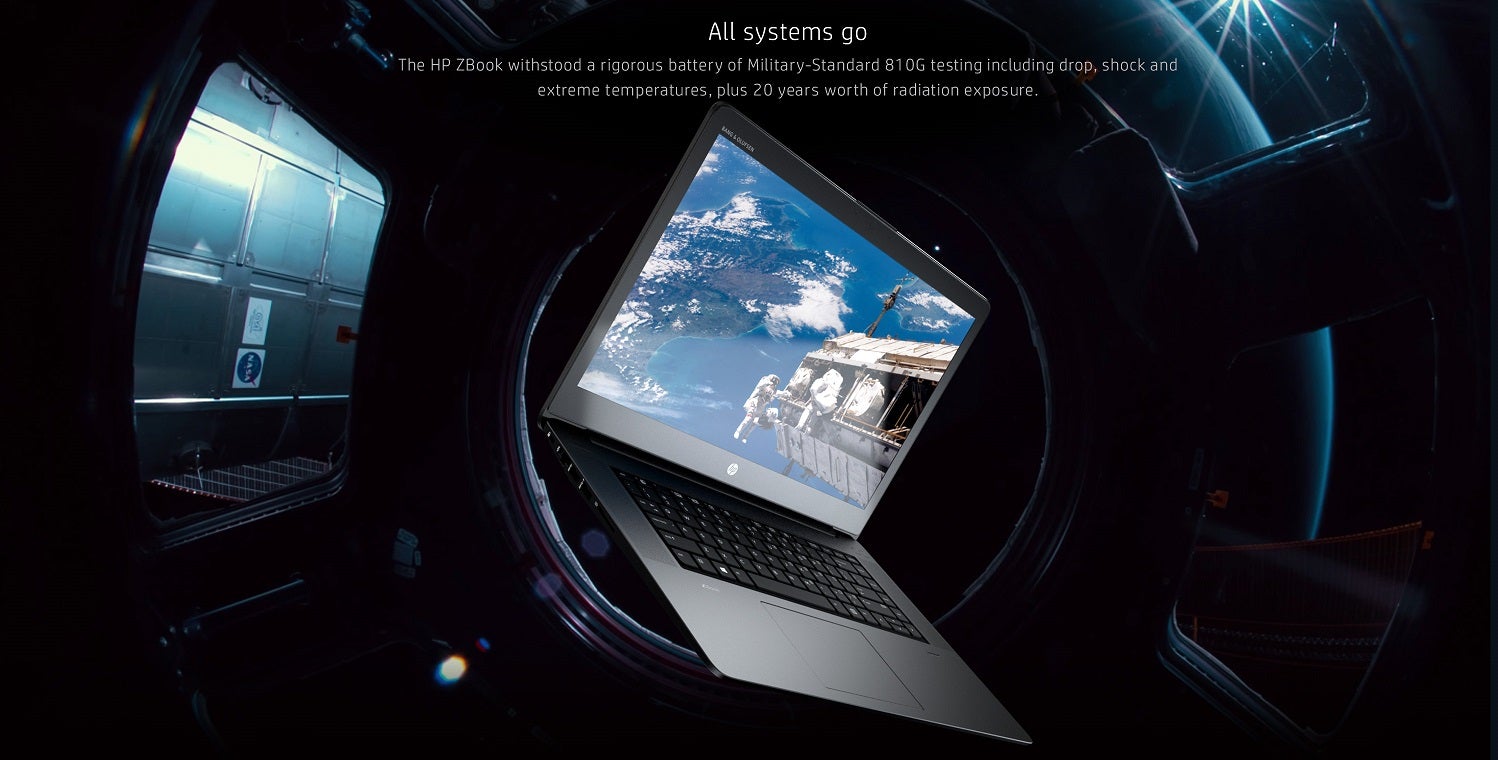 HP zBook Now Orbiting At 17,150 MPH - NASA sends 120 HP ZBook Workstat