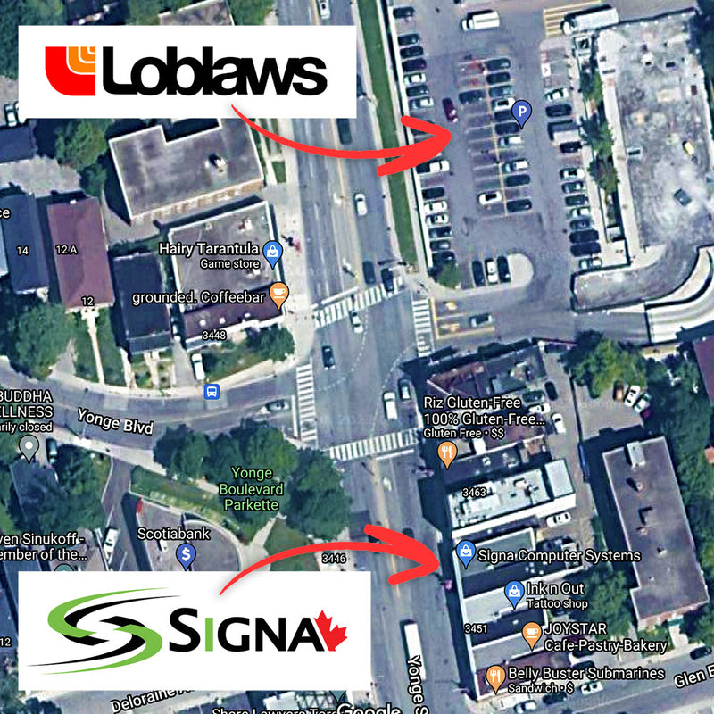 Signa's Quick-to-reply Contact page - New Computers & In-Home Service